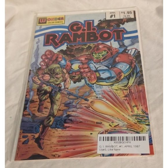 Other | Gi Rambot 1 Comic Book Wonder Color Comics Bagged And Boarded ...